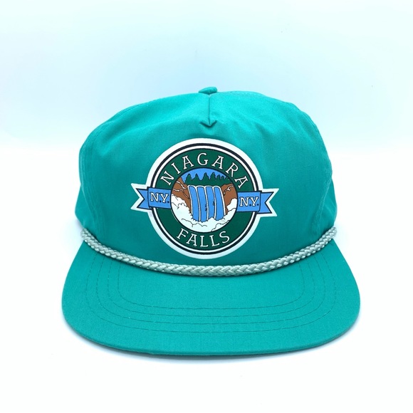 sportcap | Accessories | Vintage Niagara Falls New York Teal Strapback ...
